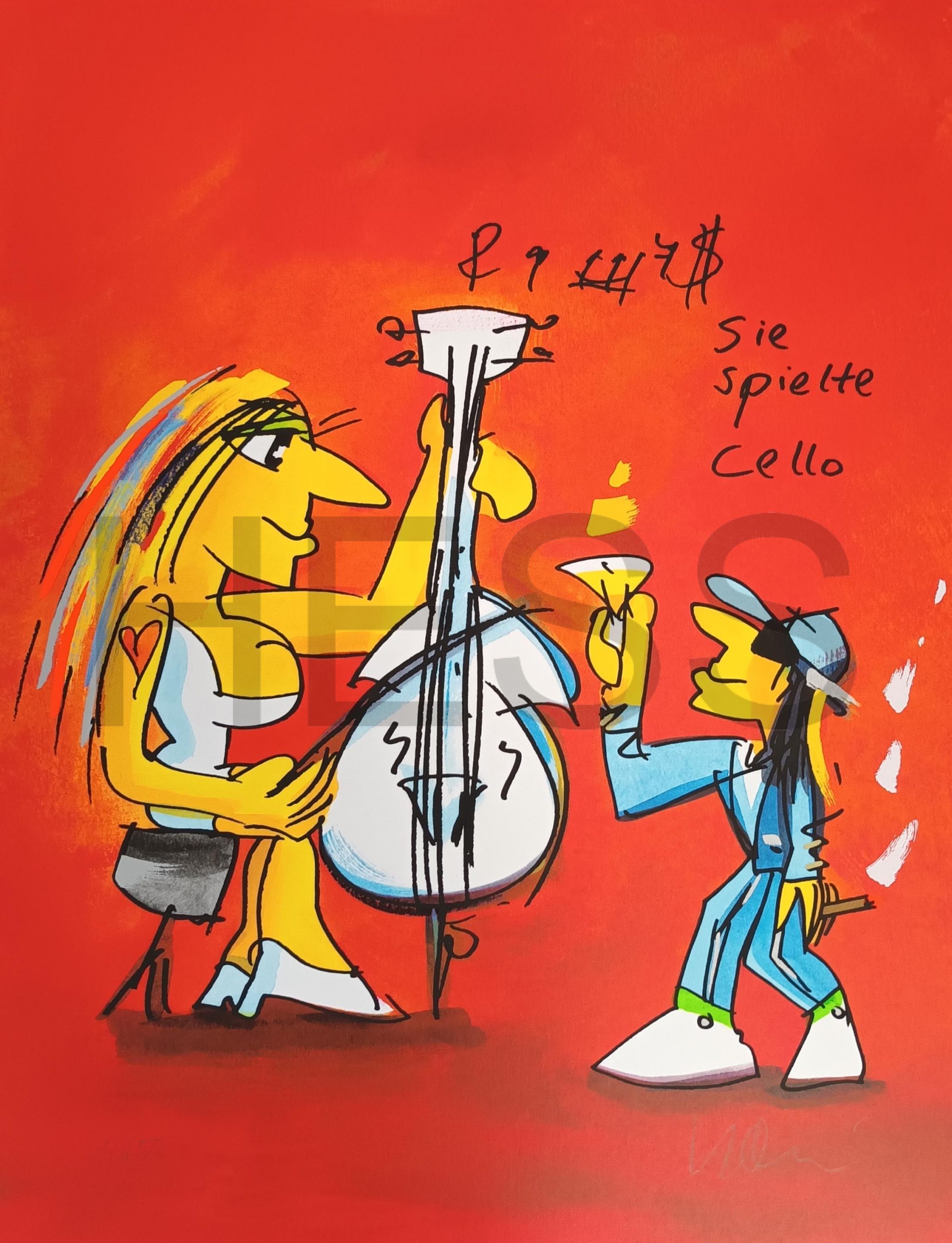 Udo Lindenberg Galerie Kunsthandlung Hess